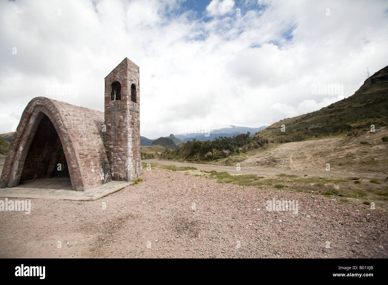 Church or Chapel at Papallacta pass at 4000m altitude Stock Photo - Alamy
