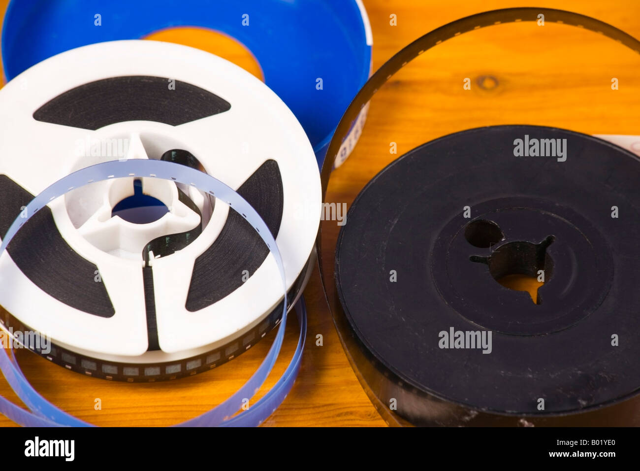 Old 8mm movie film reels Stock Photo - Alamy