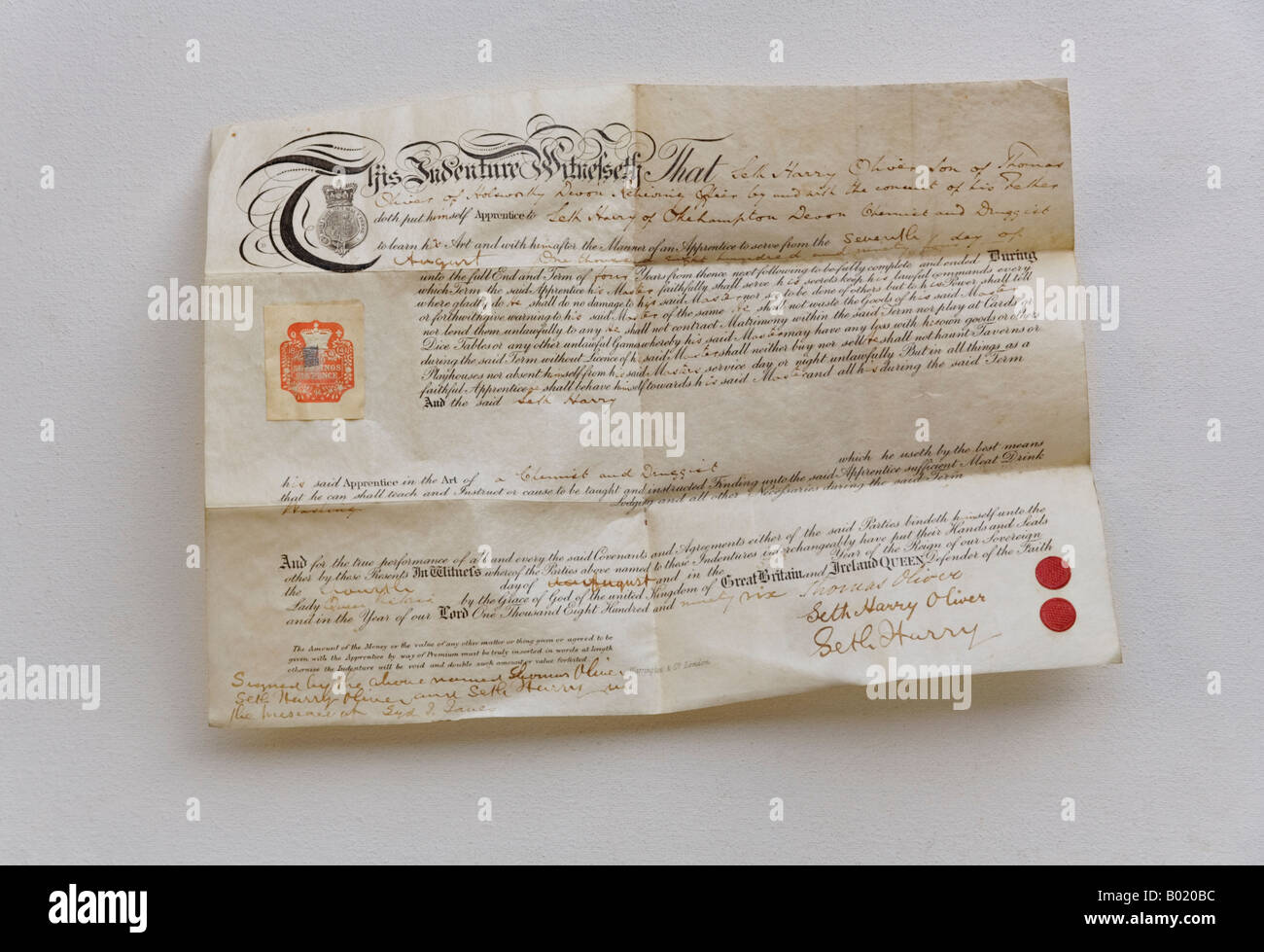Indenture hi-res stock photography and images - Alamy