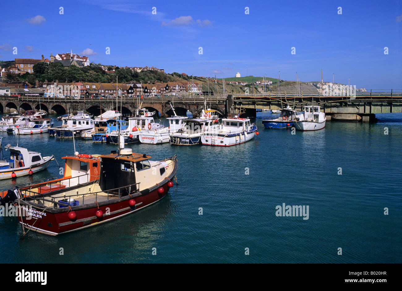 Folkestone Harbour, Kent, England, UK Stock Photo - Alamy