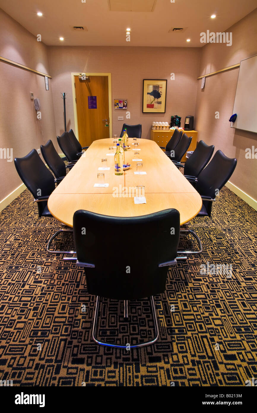 Interior shot of an empty conference room in a hotel in Gateshead, Tyne ...