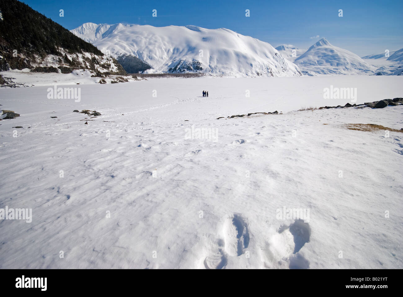 Portage Glacier, Alaska, USA Stock Photo - Alamy
