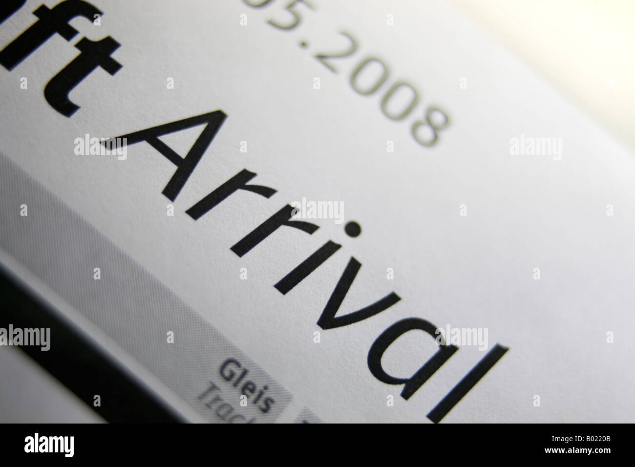 Time to arrive arrival hi-res stock photography and images - Alamy