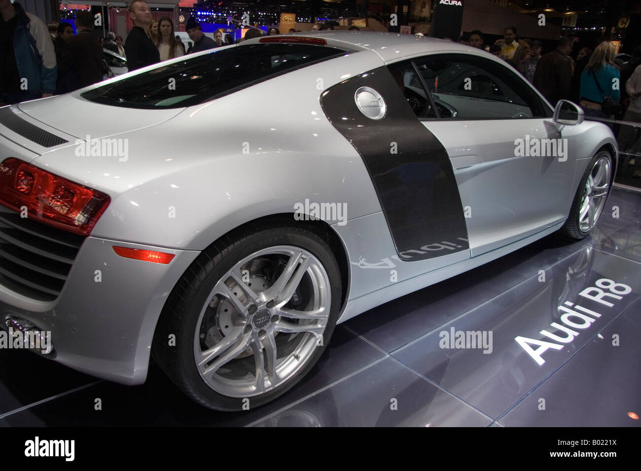 Audi R8. Chicago Auto Show 2008 Stock Photo - Alamy