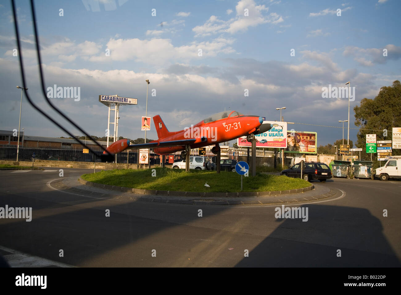 Airplane roundabout italy hi-res stock photography and images - Alamy
