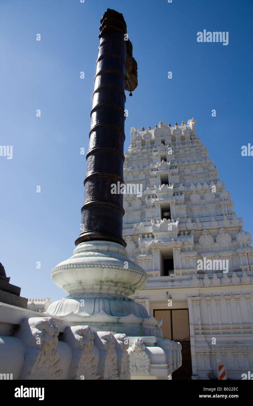 The Hindu Temple of Greater Chicago. Rama Temple Stock Photo - Alamy