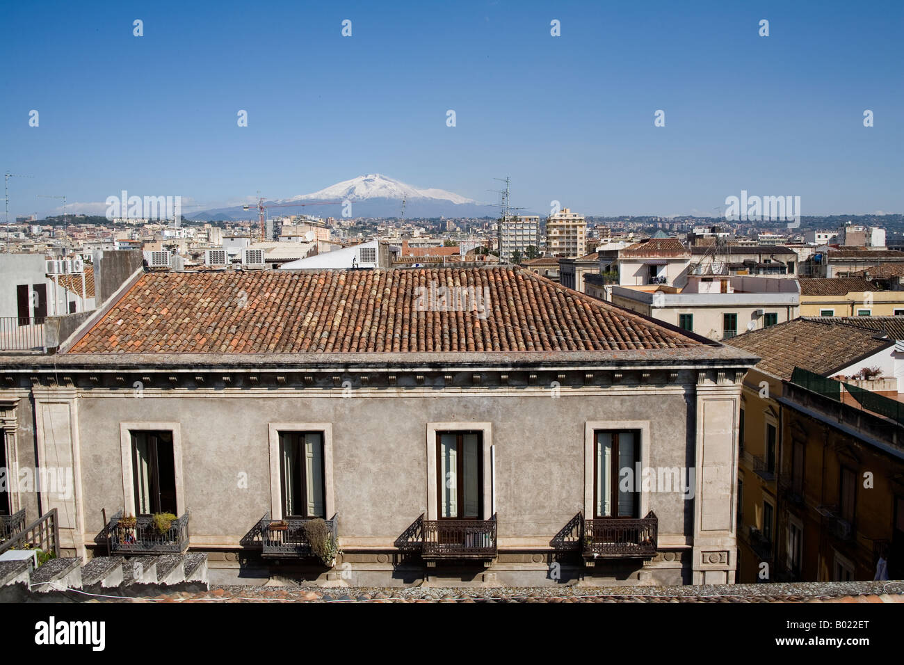 View of Catania Sicily Italy Stock Photo - Alamy