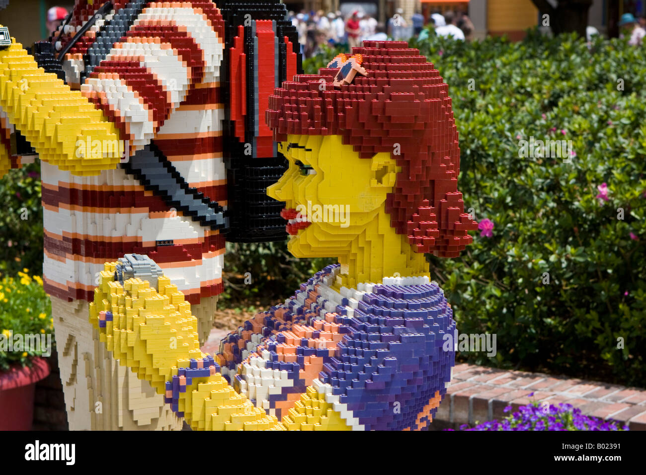 Lego Life Sized Mother Mum with Camera at Downtown Disney Marketplace ...