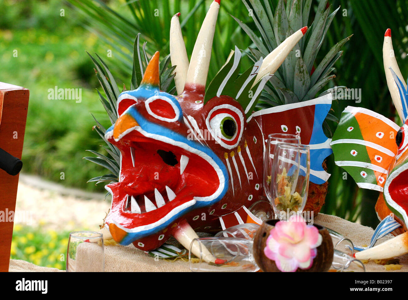 Panama devil mask hi-res stock photography and images - Alamy