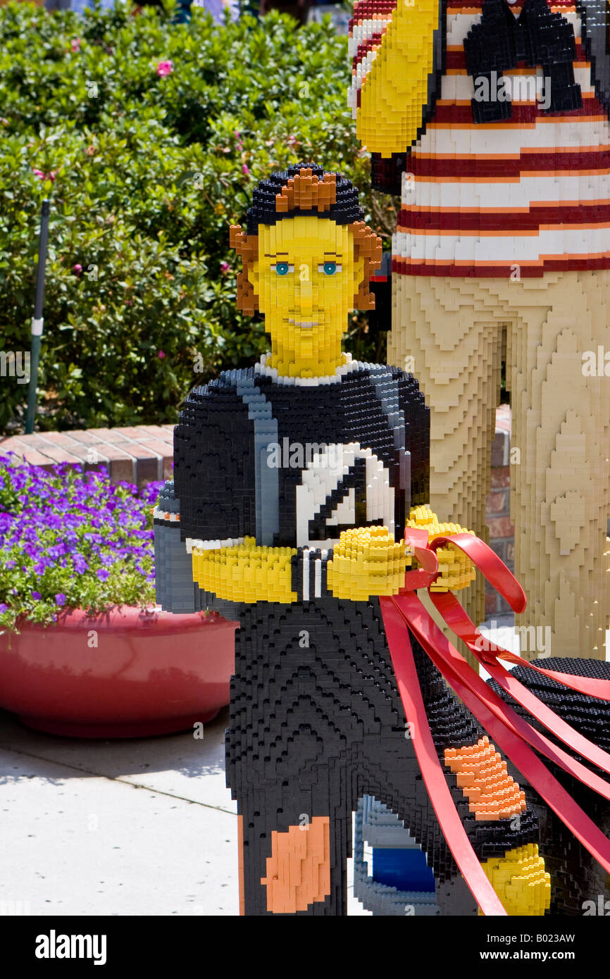 LEGO Life Sized Male Child at Downtown Disney Marketplace Lagoon in ...