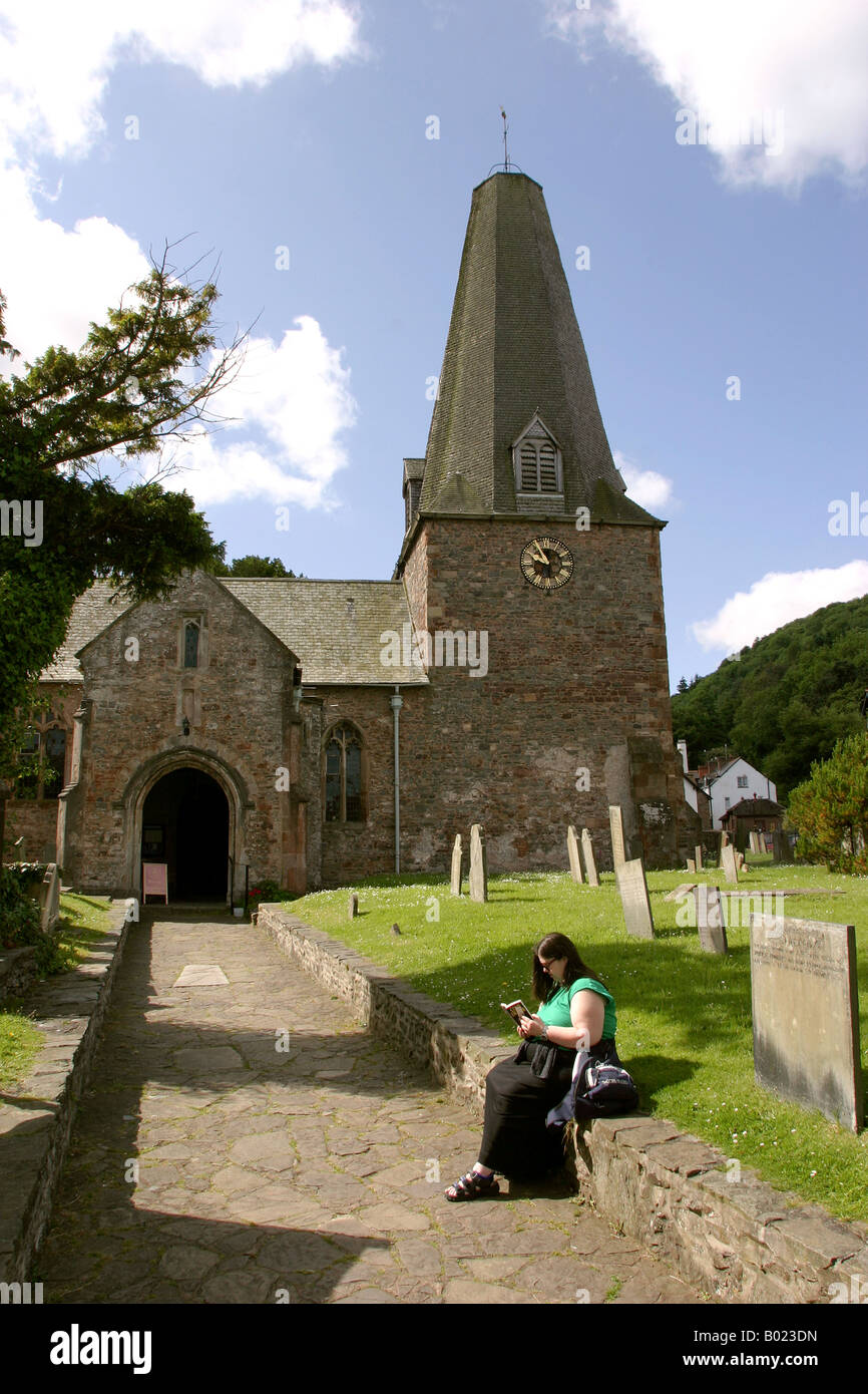 Porlock church hi-res stock photography and images - Alamy
