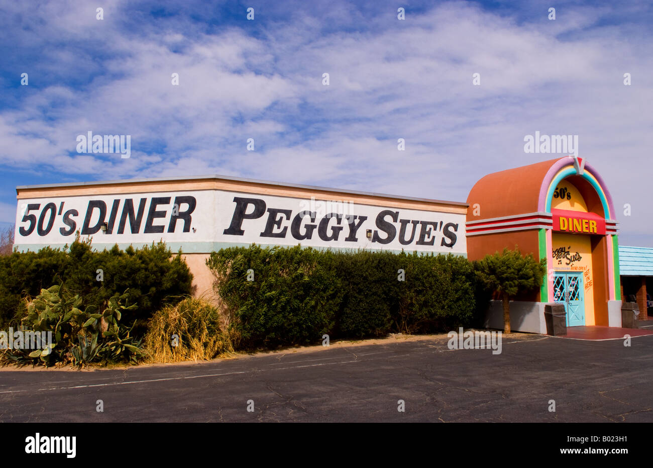 Famous 1950s diner called Peggy Sues Diner in the California town near ...