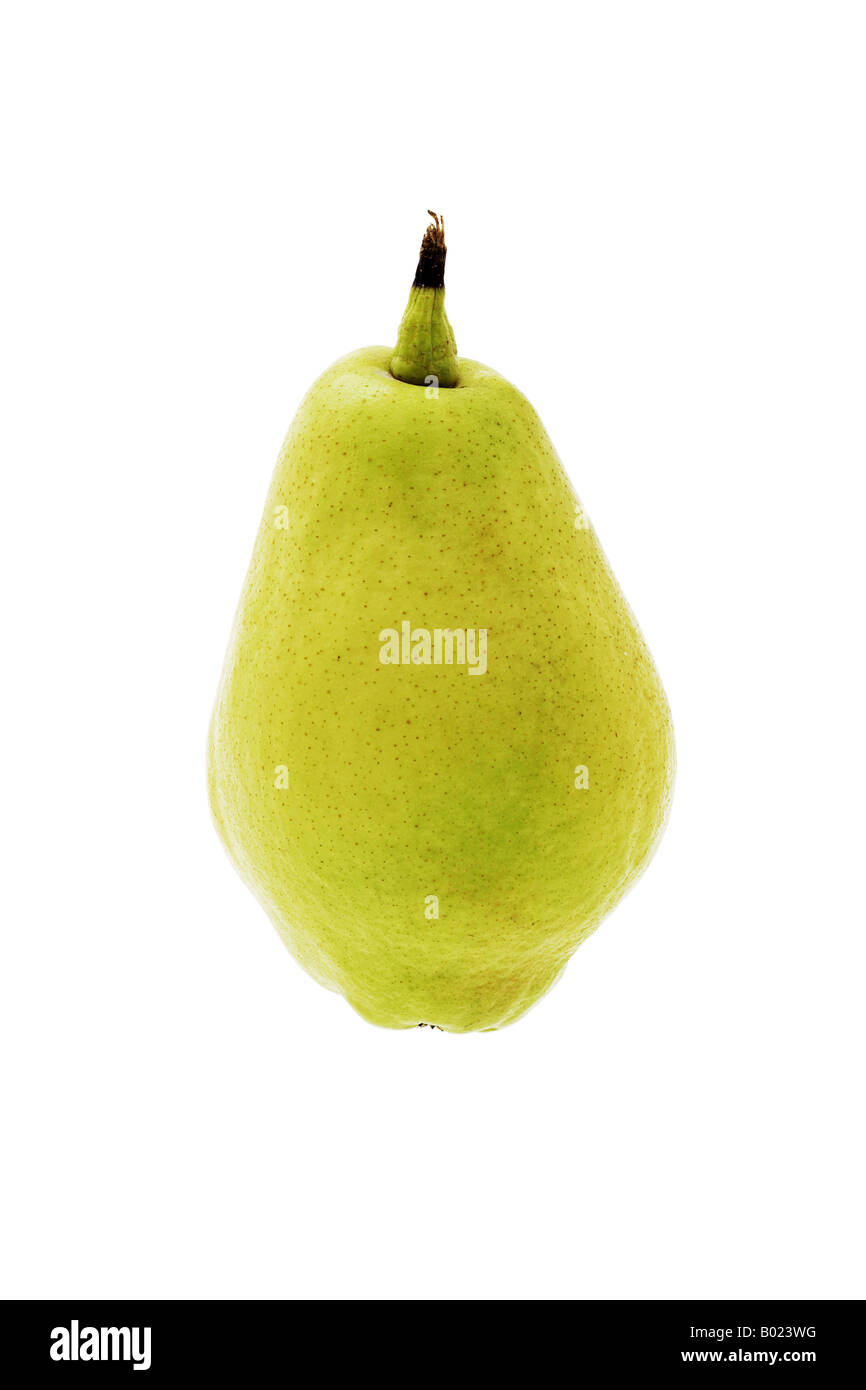 Chinese fragrant pear isolated on white Stock Photo - Alamy