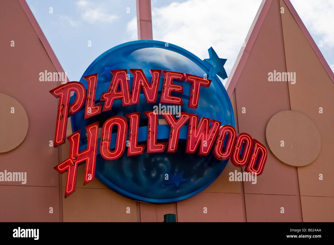 Planet Hollywood Sign at Downtown Disney Marketplace in Orlando Florida ...