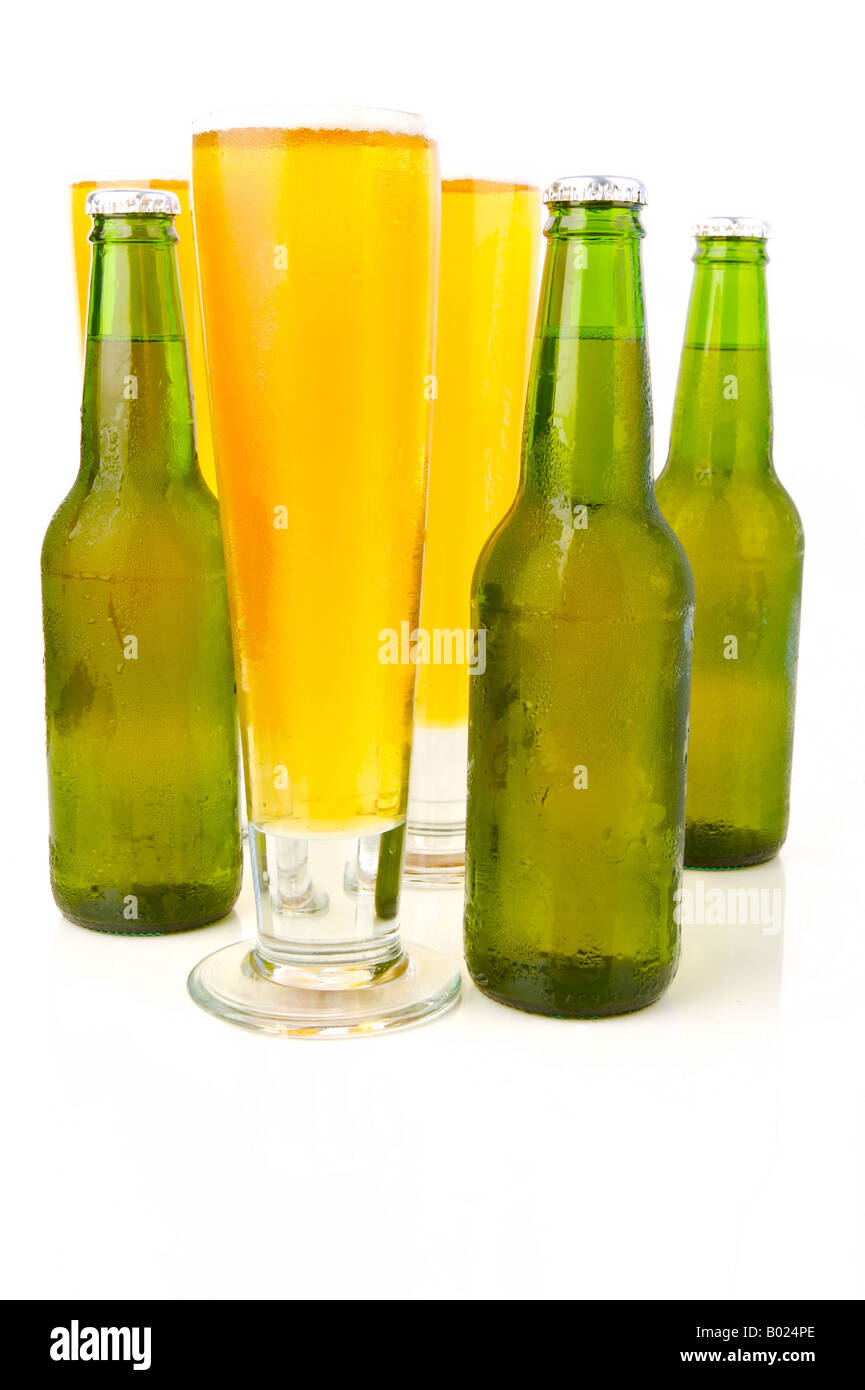 Ice Cold Beer Stock Photo - Alamy