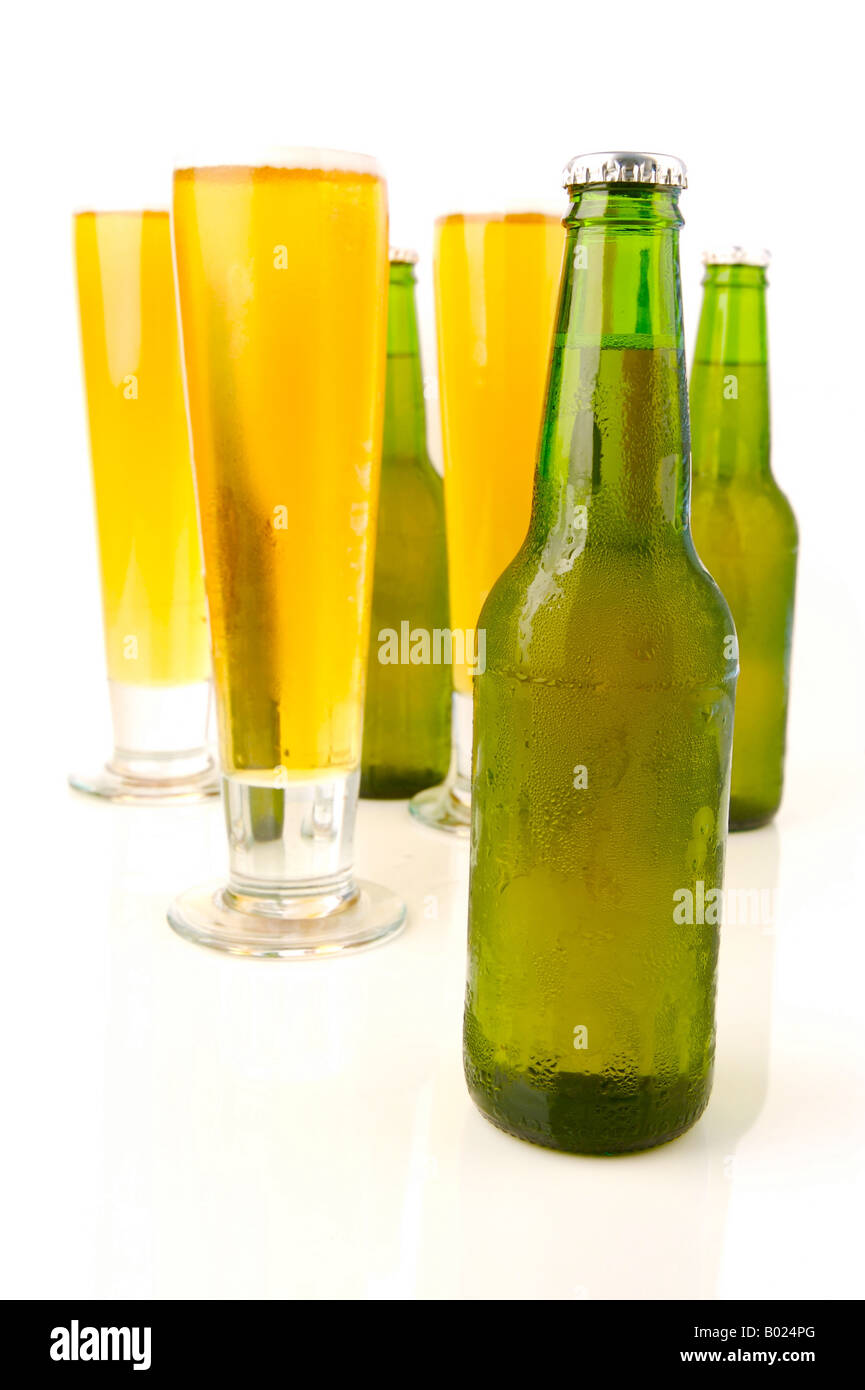 Ice Cold Beer Stock Photo - Alamy