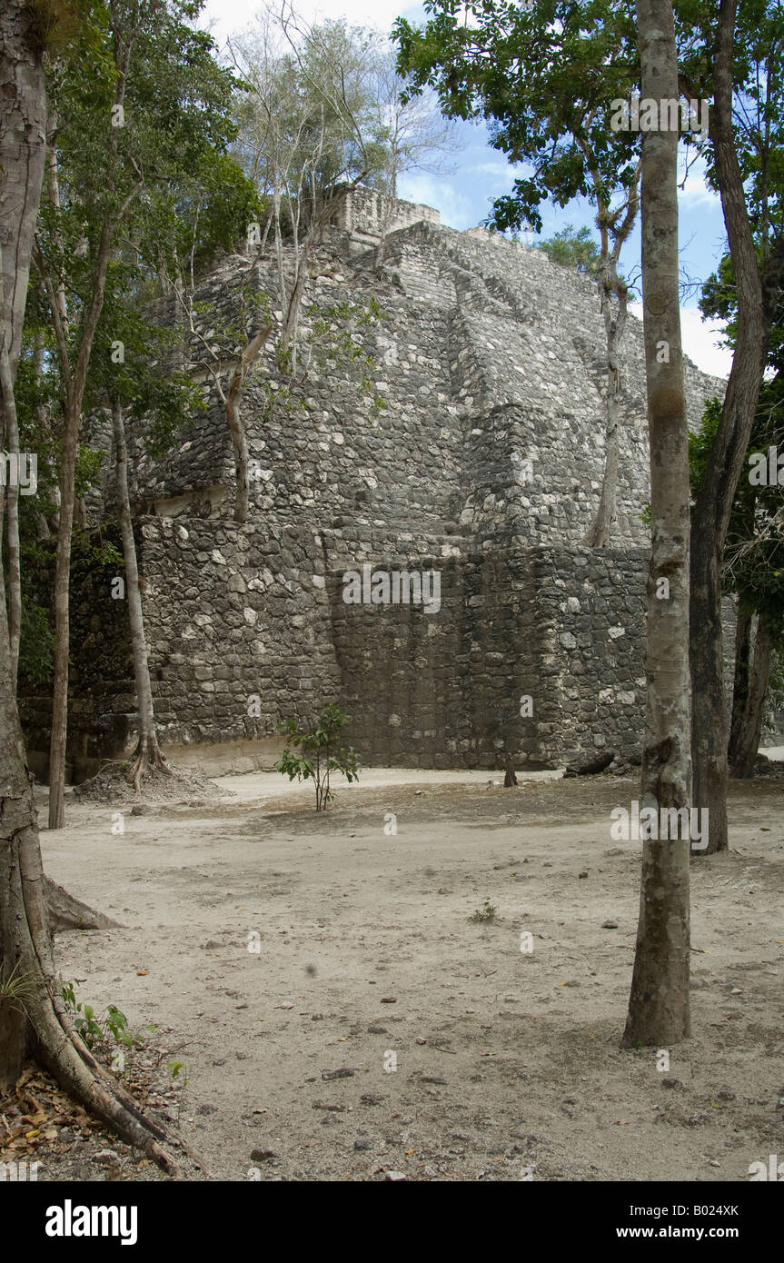 Maya ruins Calakmul Stock Photo - Alamy
