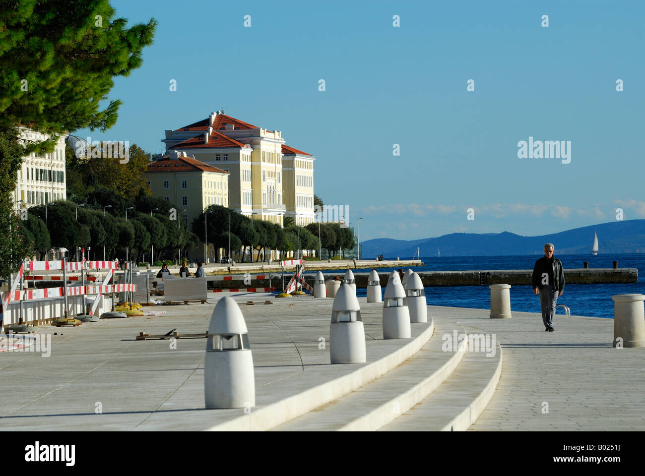 Waterfront Riva promenade. Zadar, Croatia Stock Photo - Alamy