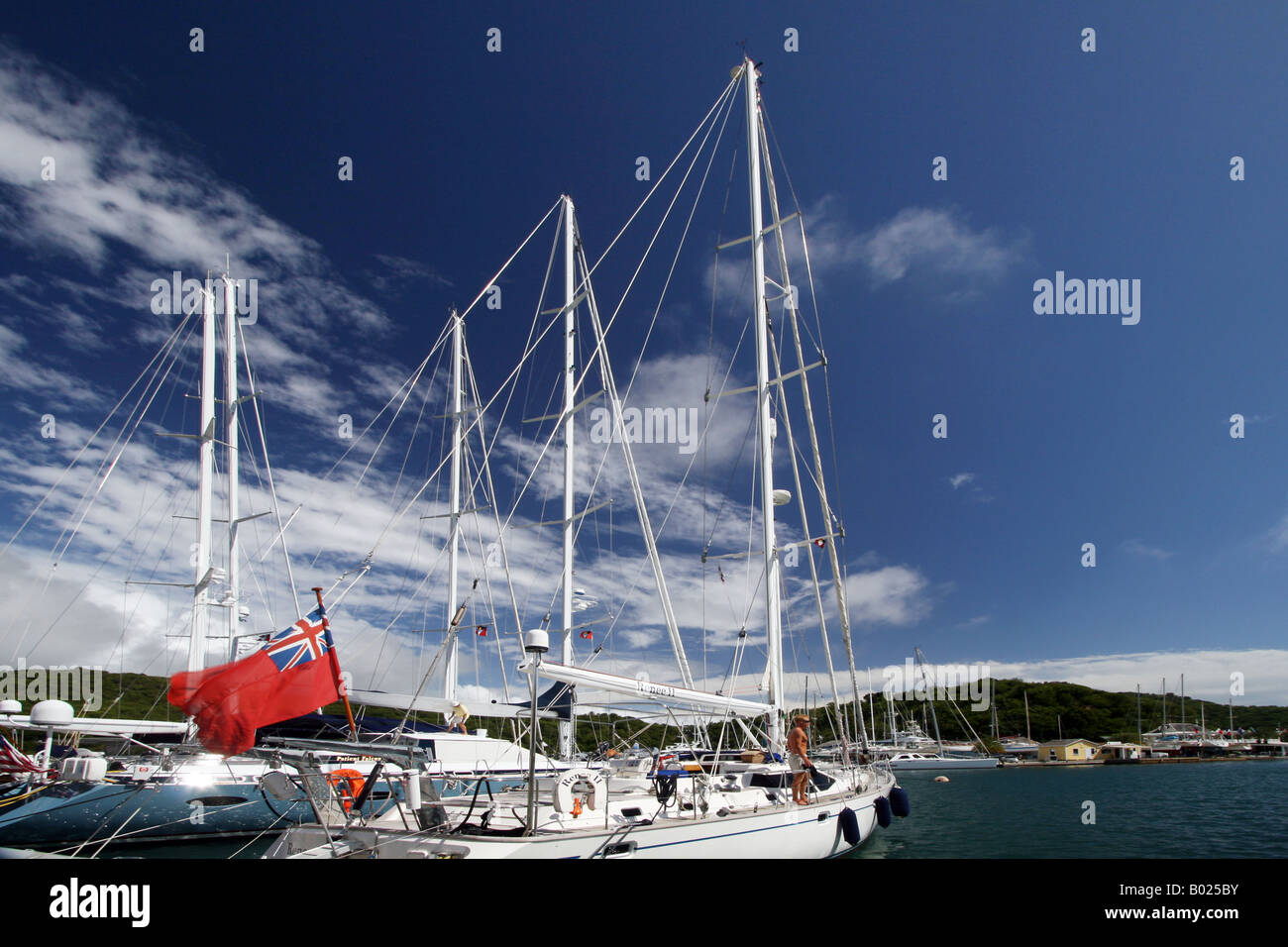Nelsons Dockyard, English Harbour, Antigua Caribbean Stock Photo - Alamy