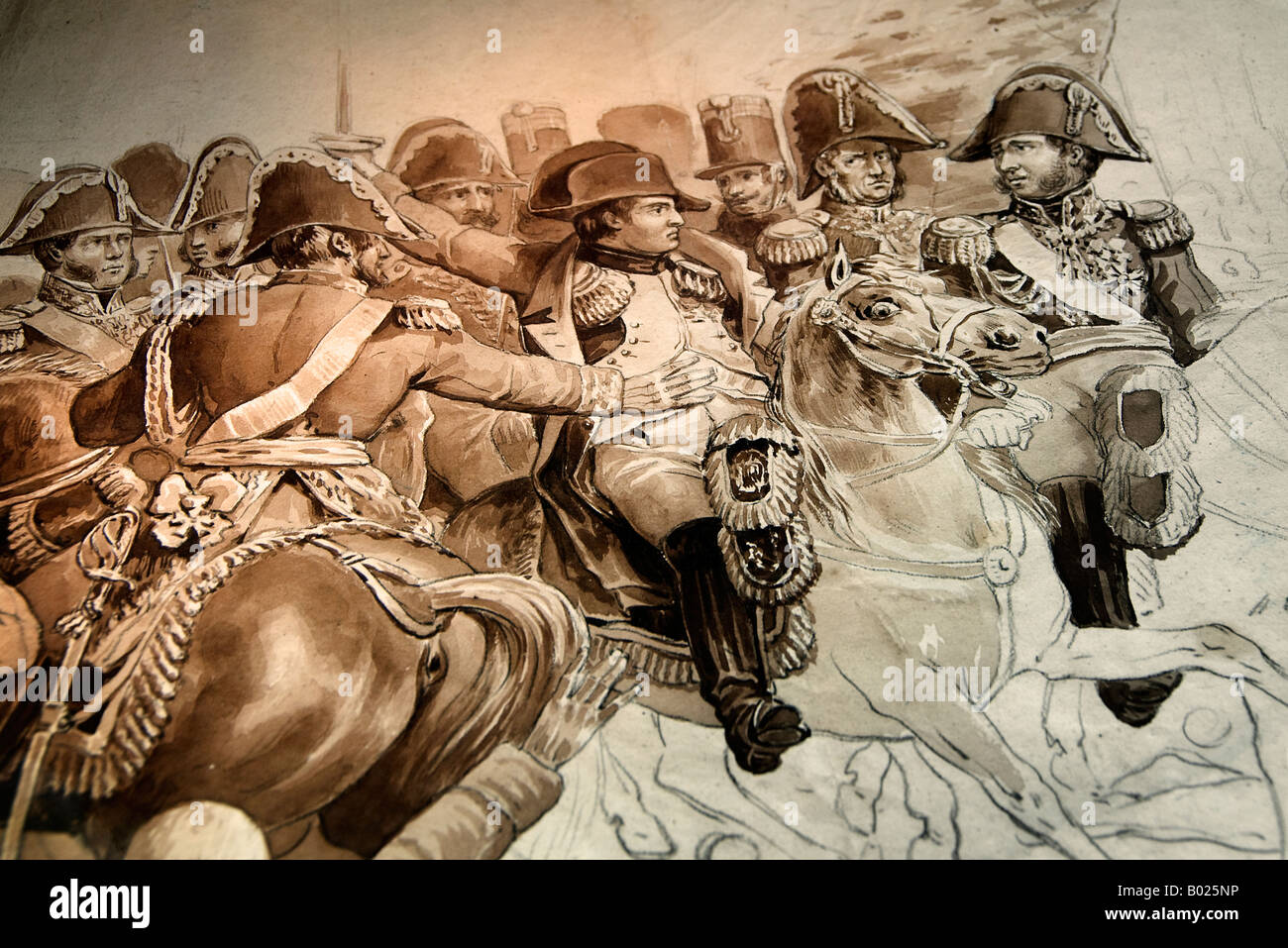 Napoleon I, Emperor of the French Drawing Amsterdam antique shops ...