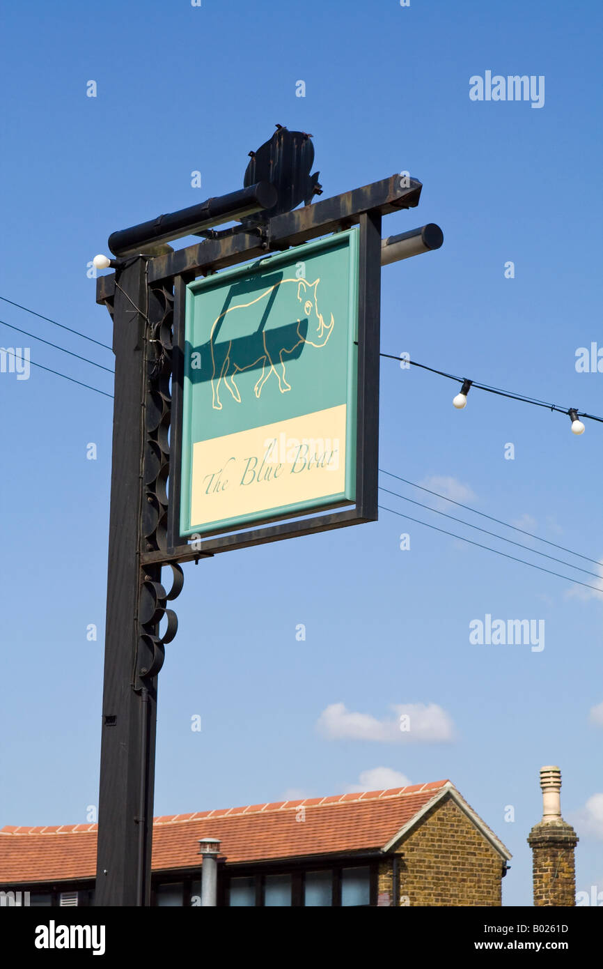 Pub public house signs abridge essex english british uk hi-res stock ...