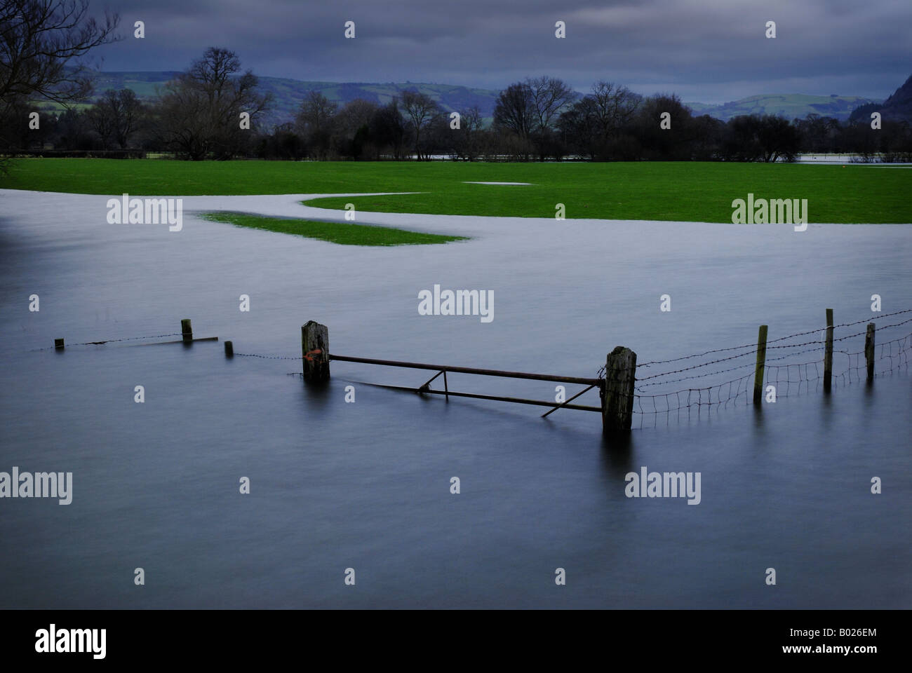 Flooding in conwy valley hi-res stock photography and images - Alamy