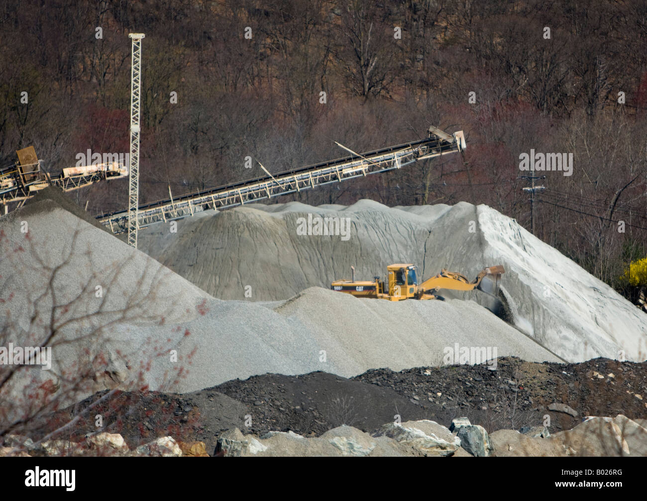 Bulldozer at a construction site Stock Photo - Alamy