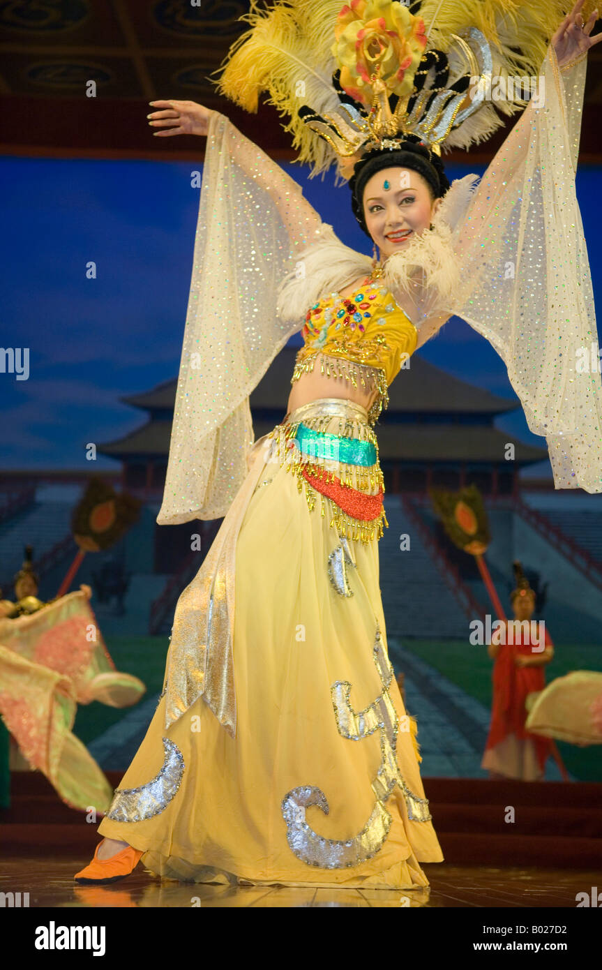 Tang Dynasty Performance of the Silk Road in Xi'an Stock Photo - Alamy