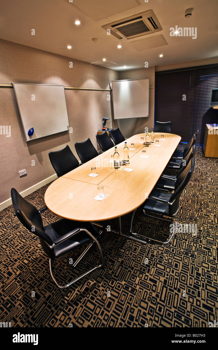 Interior shot of an empty conference room in a hotel in Gateshead, Tyne ...
