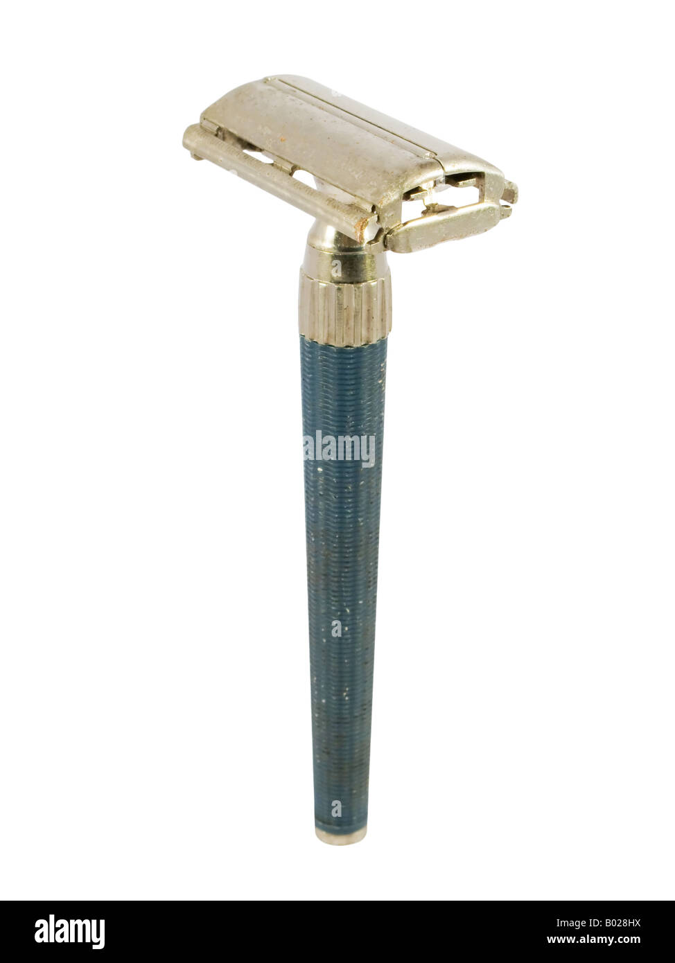 old razor isolated on white Stock Photo - Alamy