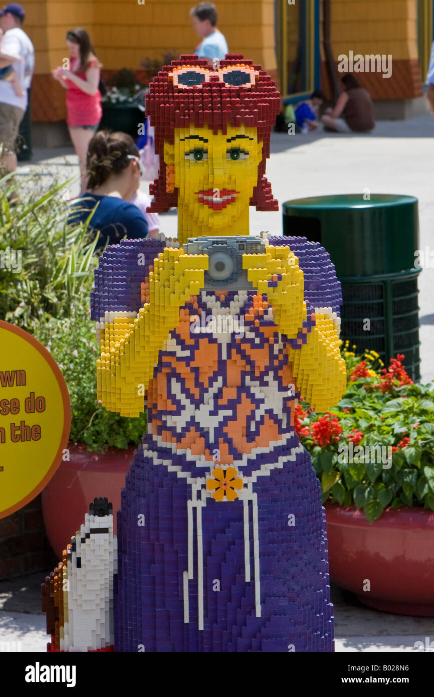 Lego Life Sized Mother Mum with Camera Stock Photo - Alamy