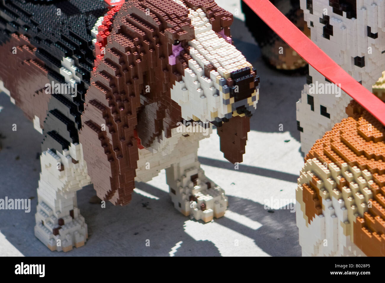 LEGO Life sized Dog at Downtown Disney Marketplace Lagoon in Orlando ...