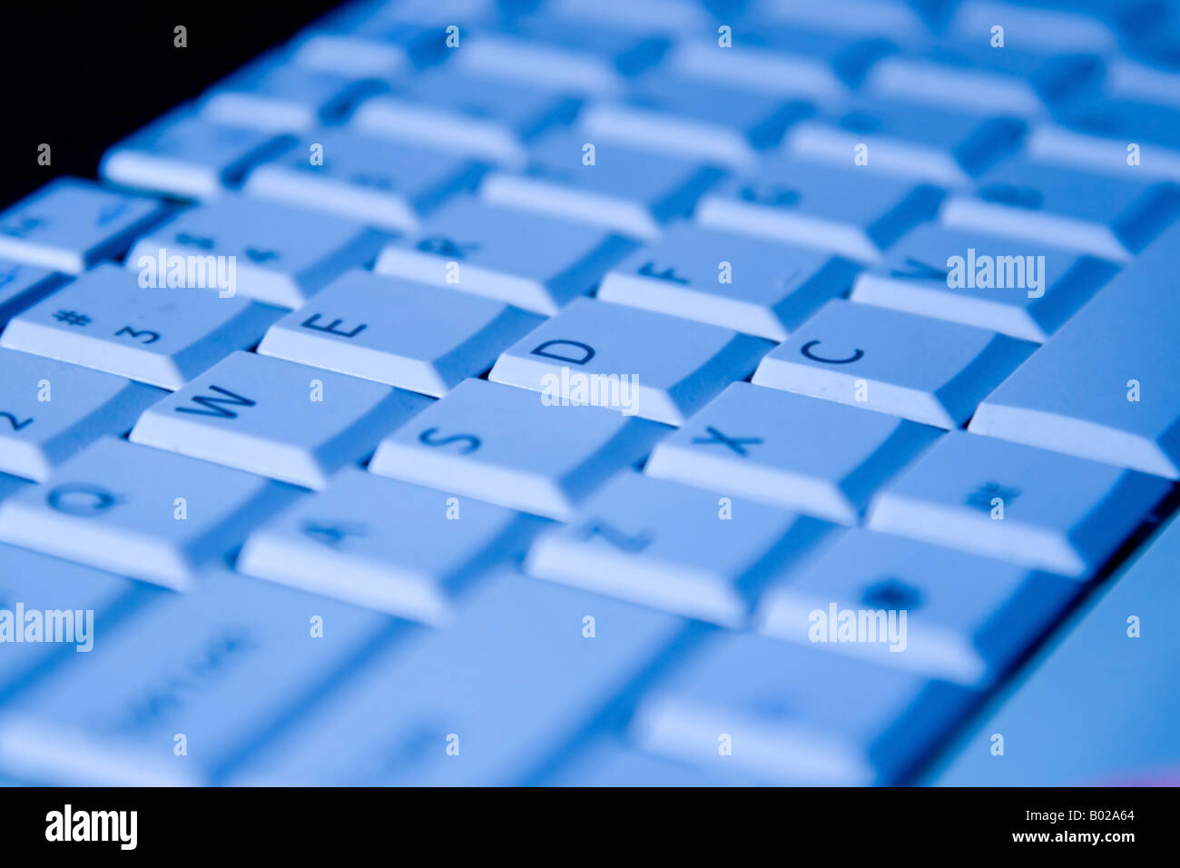 The keys of a laptop computer ready for a user Stock Photo - Alamy