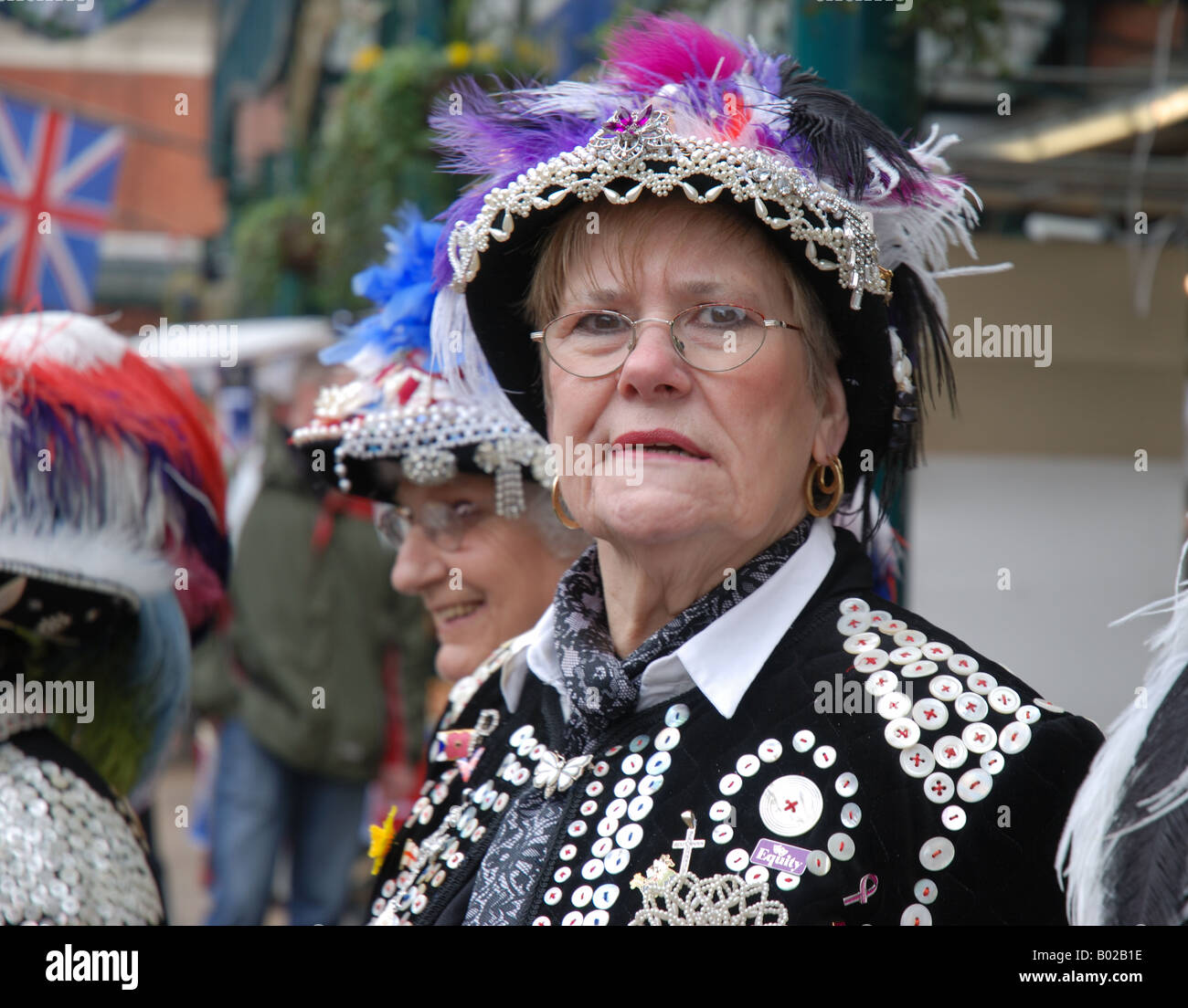 Feathered hat queen hi-res stock photography and images - Alamy