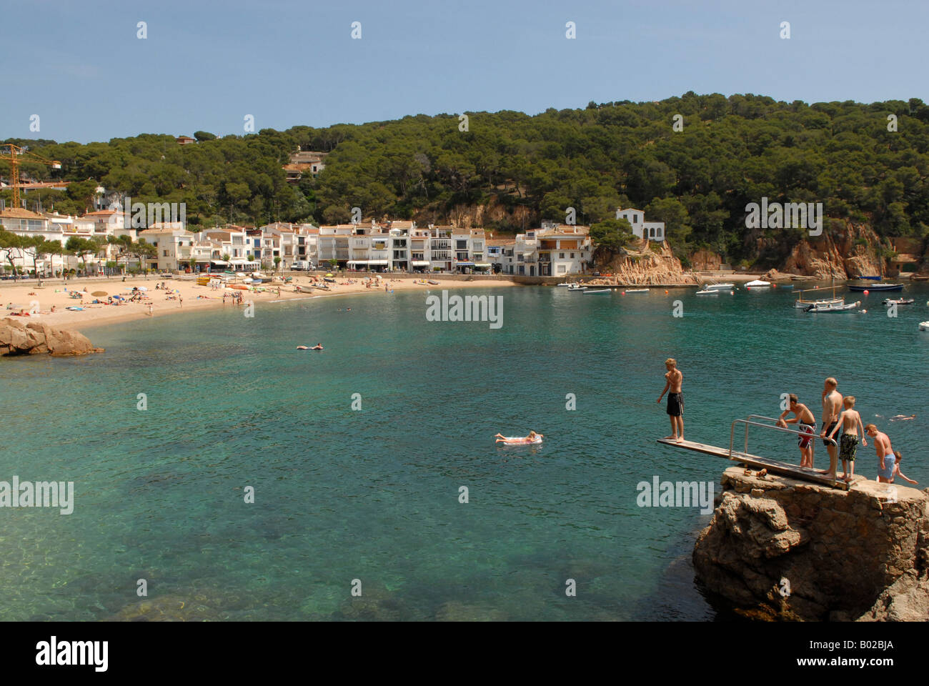 Tamariu on the Costa Brava in Spain Stock Photo - Alamy