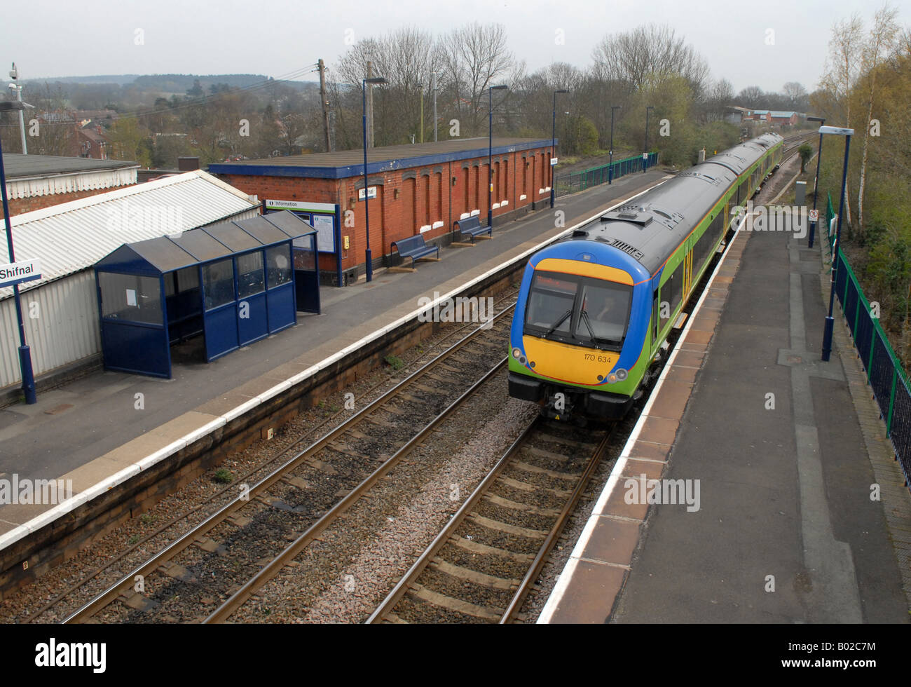Shifnal Railway Station in Telford Shropshire Stock Photo - Alamy