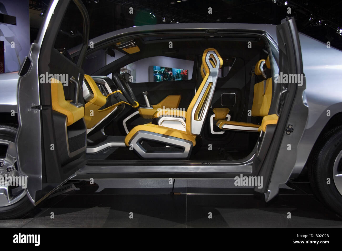 Toyota A-Bat Concept car. Chicago Auto Show 2008 Stock Photo - Alamy