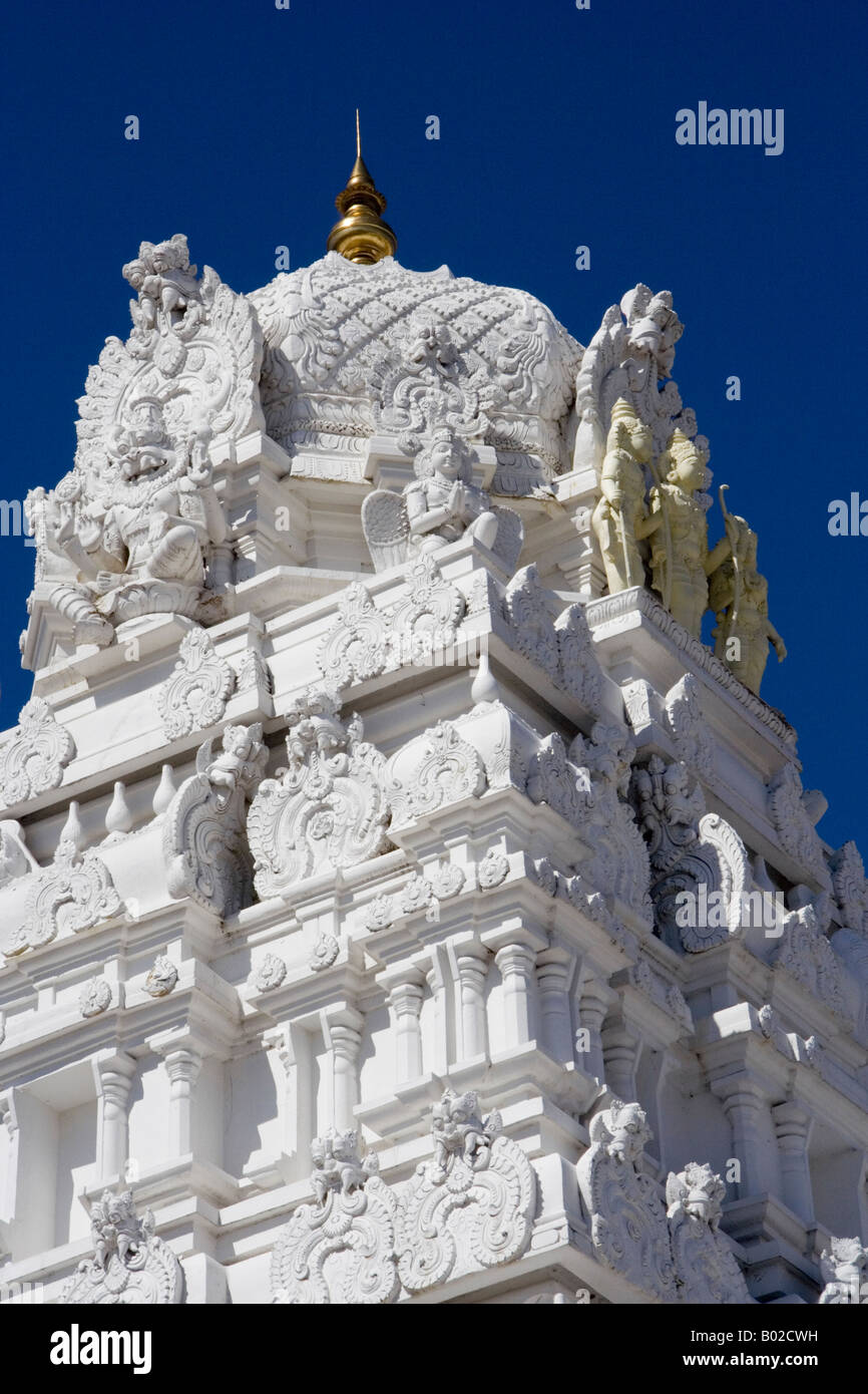 The Hindu Temple of Greater Chicago. Rama Temple Stock Photo - Alamy