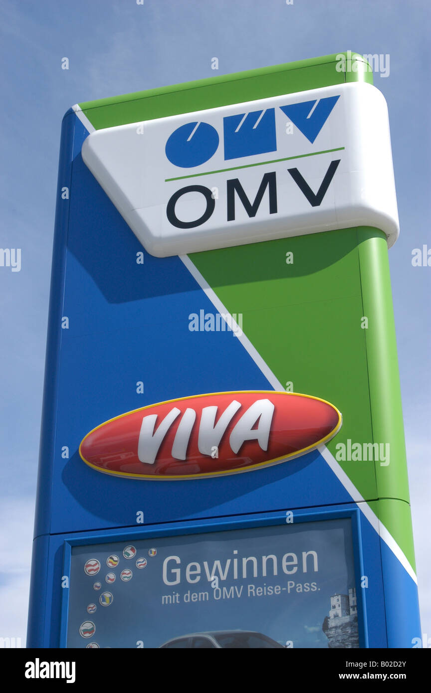 Omv gas station Stock Photo - Alamy