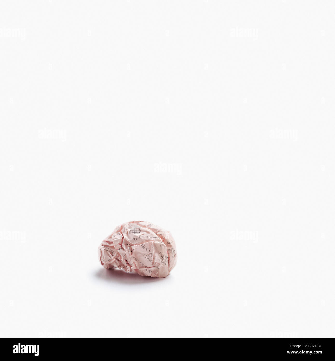 Scrumpled paper look like brain hi-res stock photography and images - Alamy