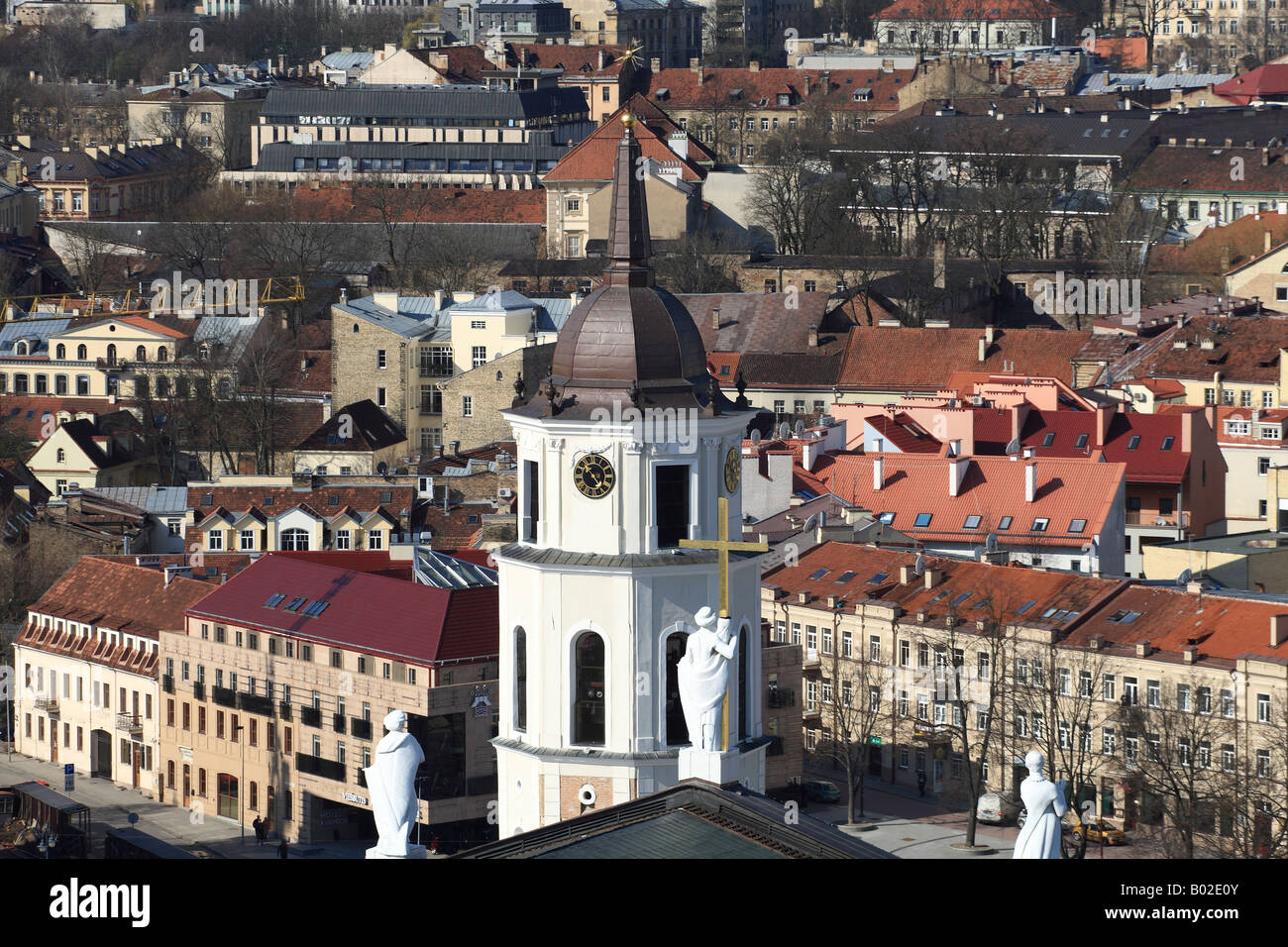 Vilnius cathedral and old town Lithuania Stock Photo - Alamy