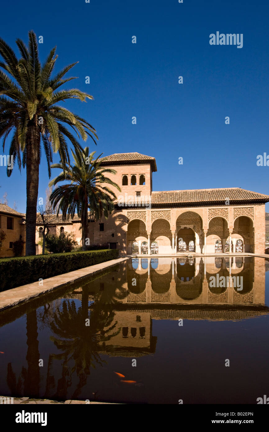 The Ladies Tower Torre de las Damas Garden of the Partal the Alhambra ...