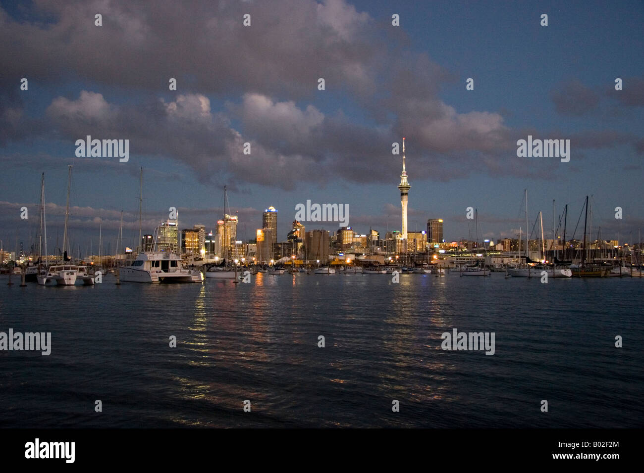 View westhaven marina sky tower hi-res stock photography and images - Alamy