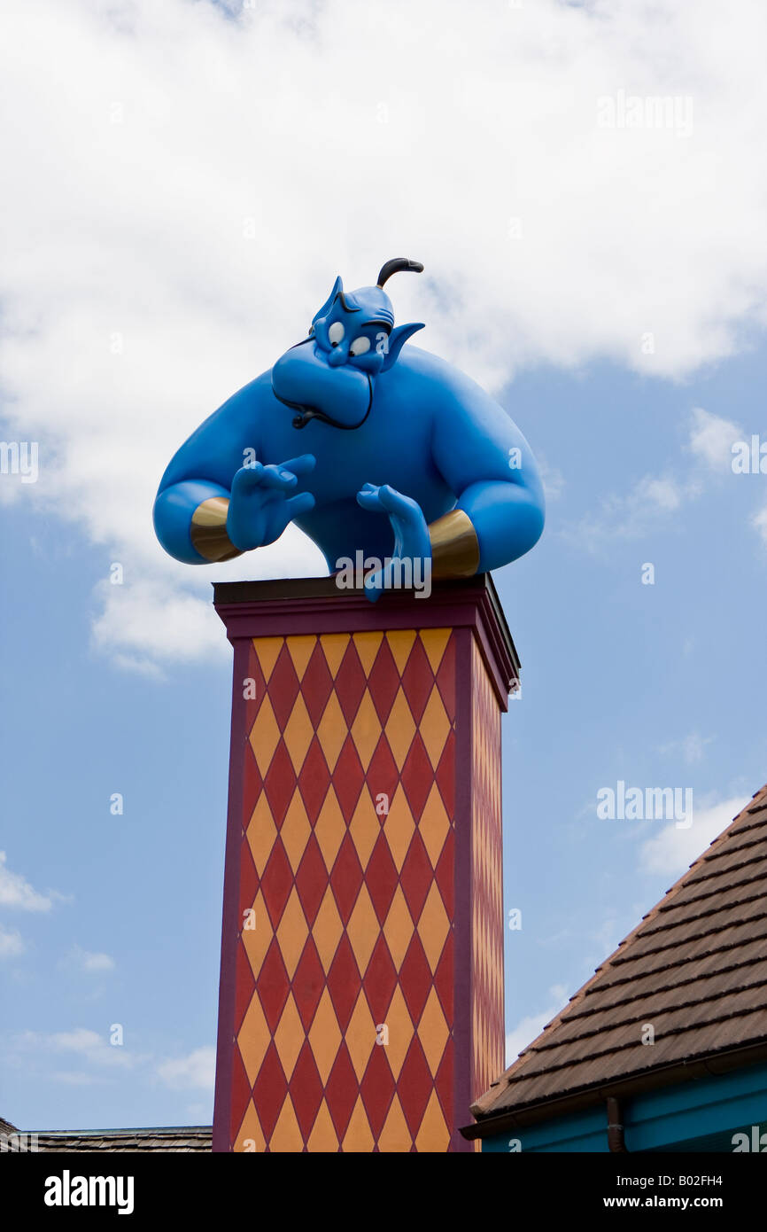 Aladdin's Genie at Downtown Disney Marketplace in Orlando Florida USA ...
