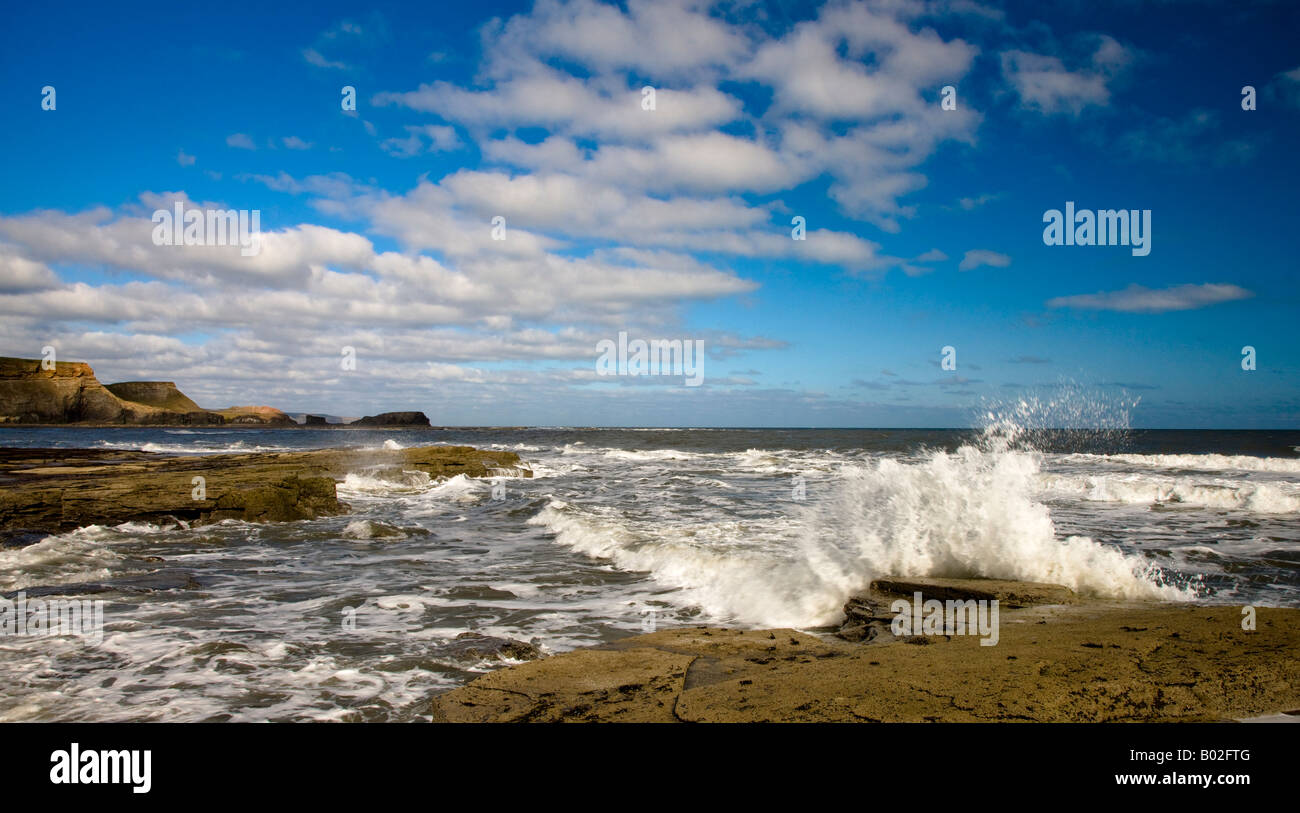 Saltwick Bay near Whitby North Yorkshire Coast Stock Photo - Alamy