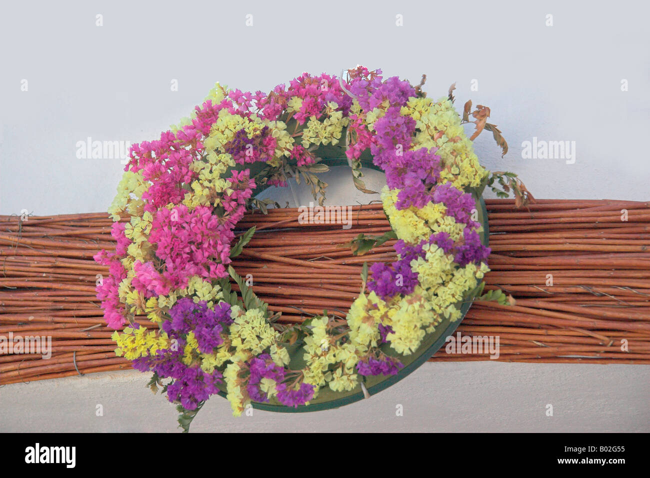Greek Easter Wreath Santorini Stock Photo - Alamy