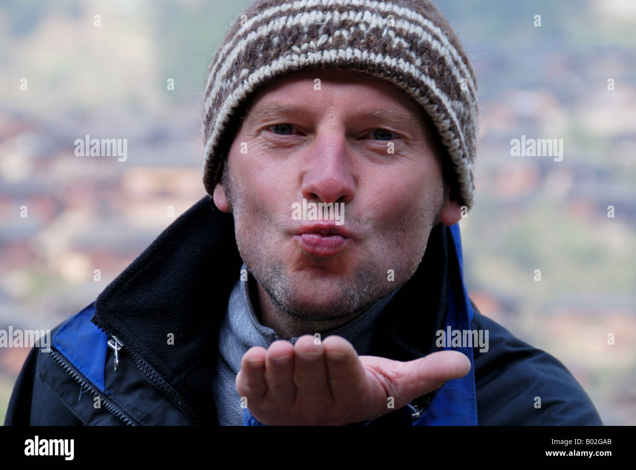 A man hand kiss Stock Photo - Alamy