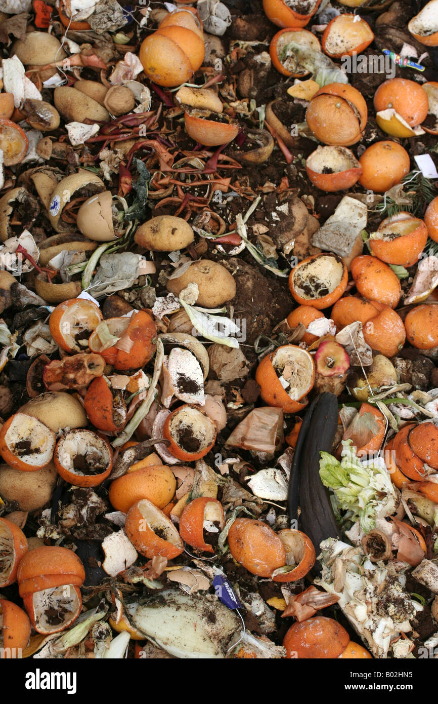 Wide vertical shot of a compost heap Stock Photo - Alamy