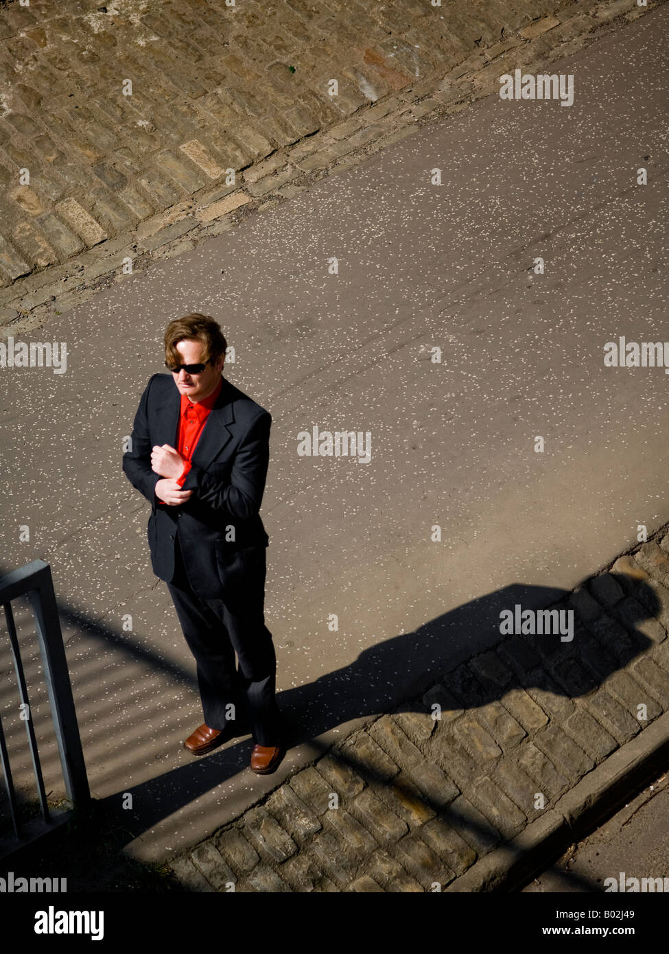 Glasgow, May 2007. Portrait of Scottish singer/songwriter Steven ...