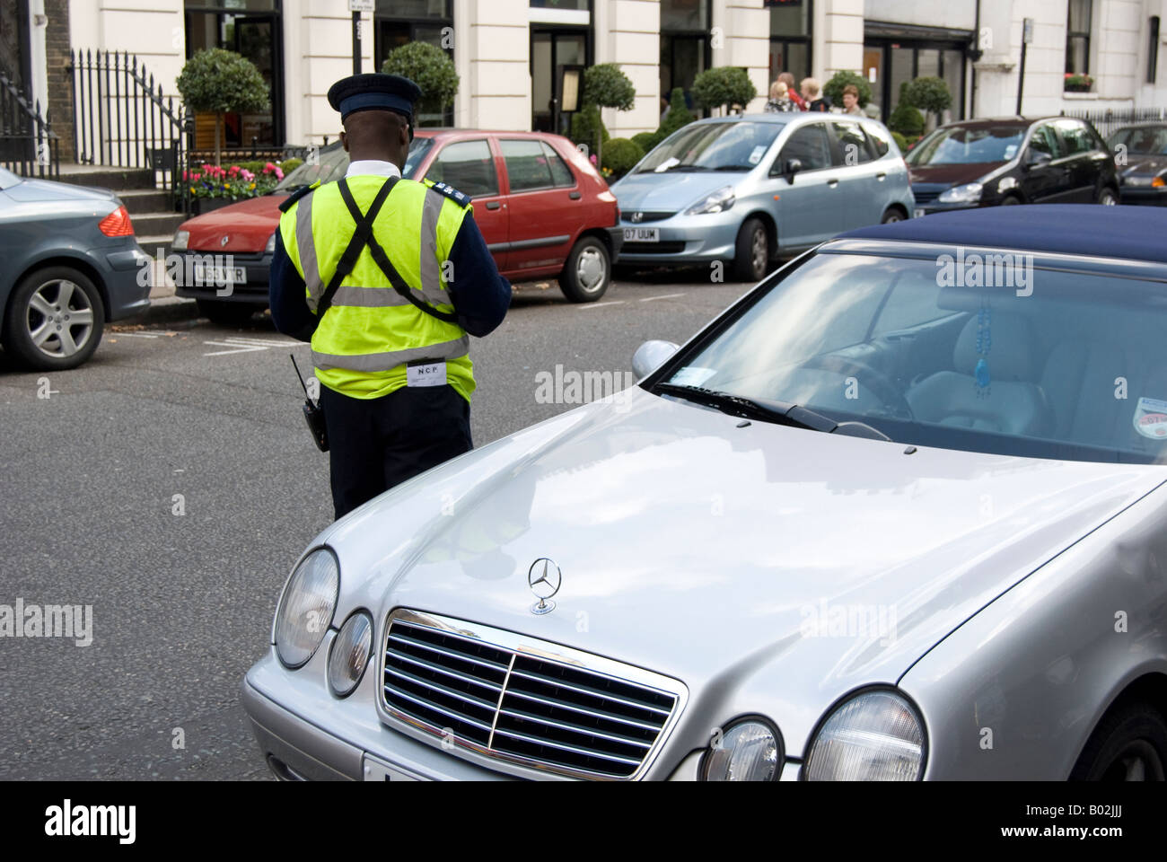 A Paddington police officer writing a parking citation, Paddington ...